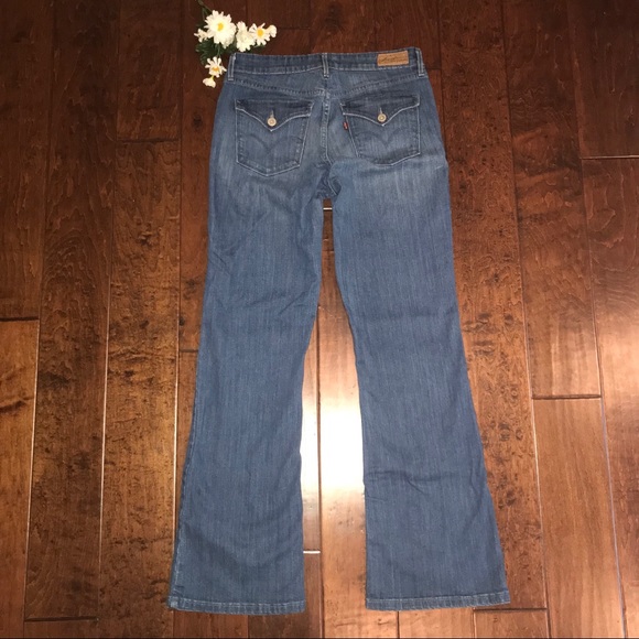 Levi's | Jeans | Levis Highrise Mom Flap Boot Cut Denim Jeans | Poshmark
